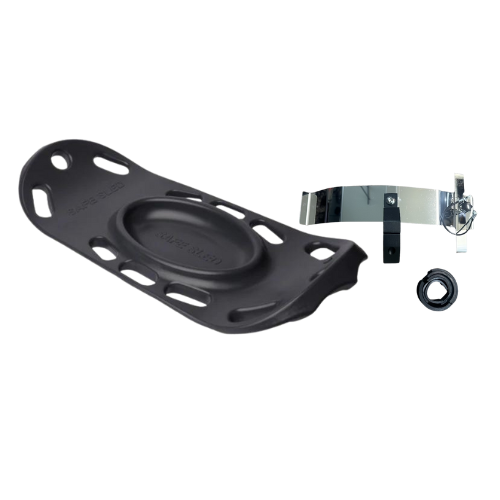 Black Safe Sled with Chrome Mount – safesled